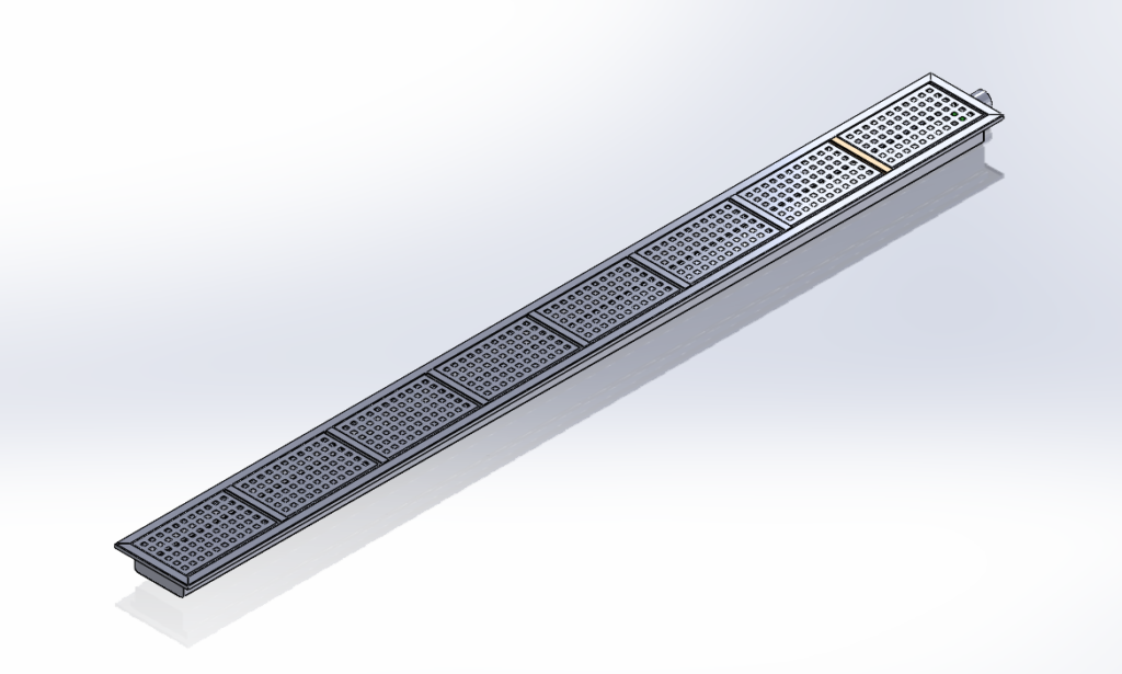 Floor Drain Trough & Grating WStrainer Model 4 – IDE